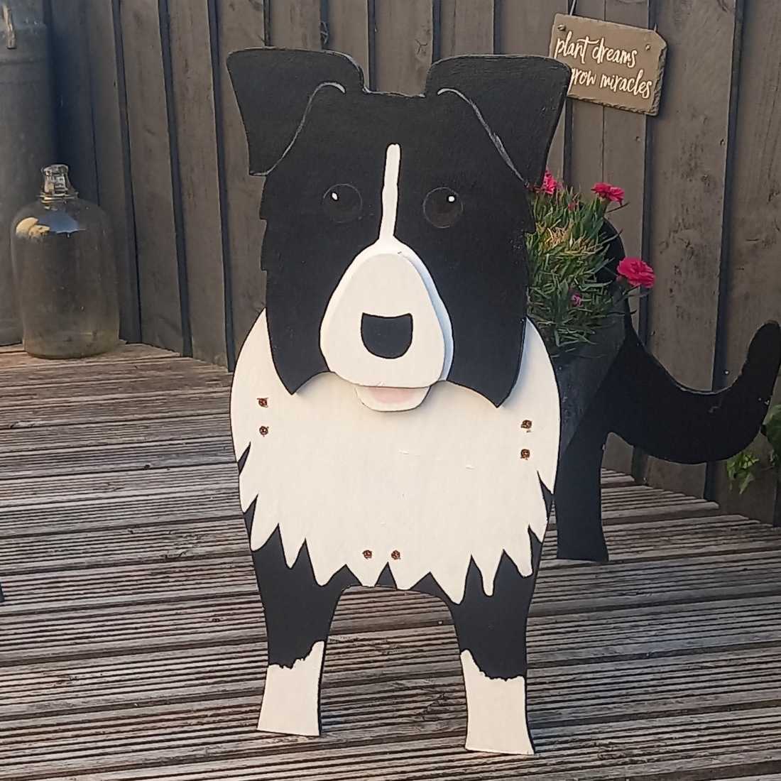 Mr Collie Dog Planter - Welsh Pony Plaques