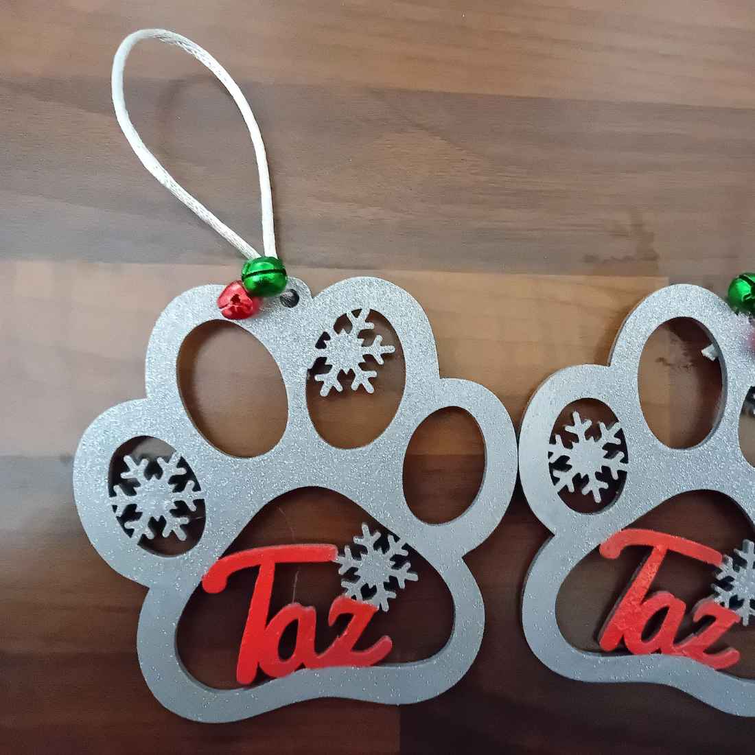 Paw Christmas Tree Decoration - Welsh Pony Plaques